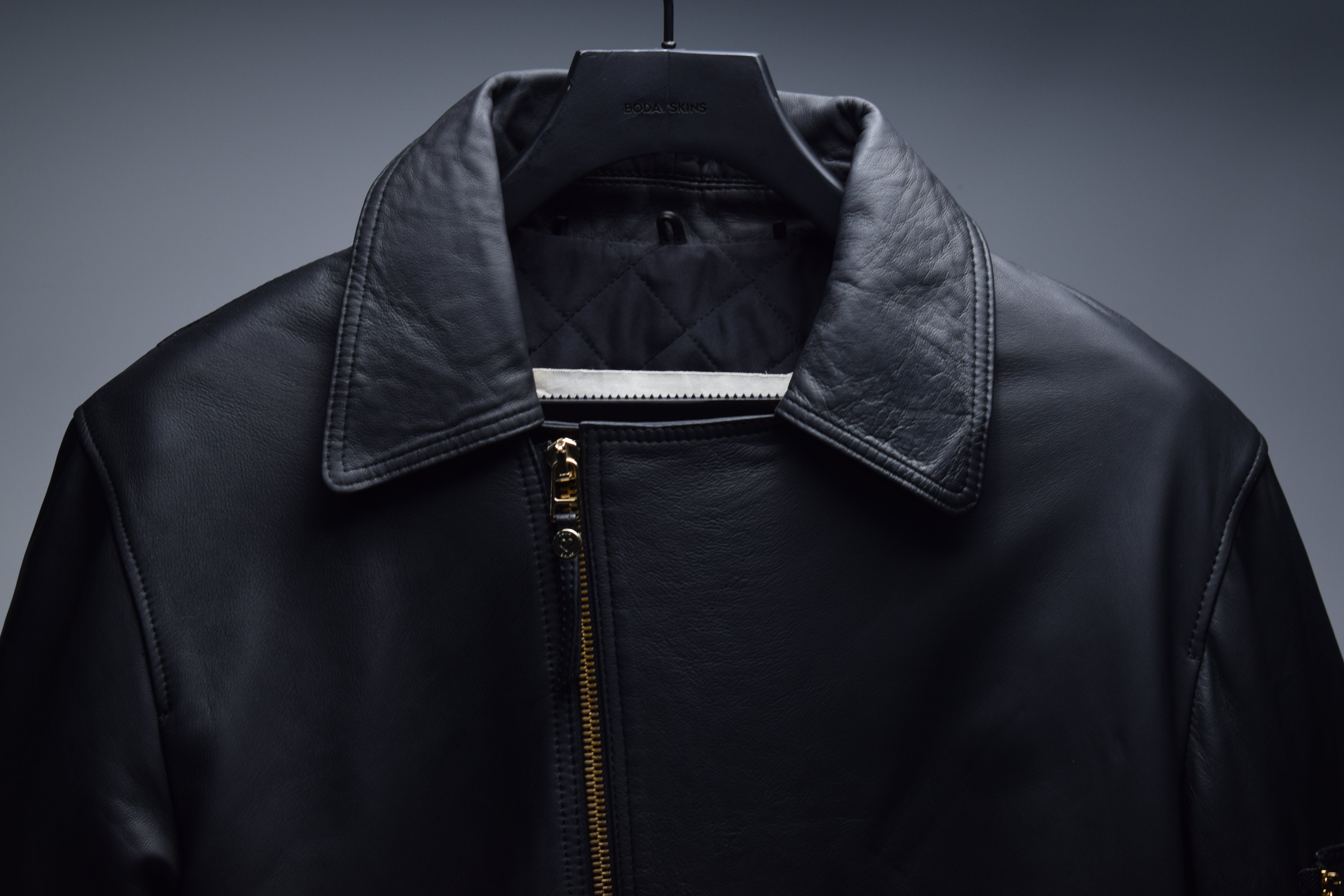 Aviator Bomber Gold Hardware / Mens / XXXL / Excellent – BODA SKINS