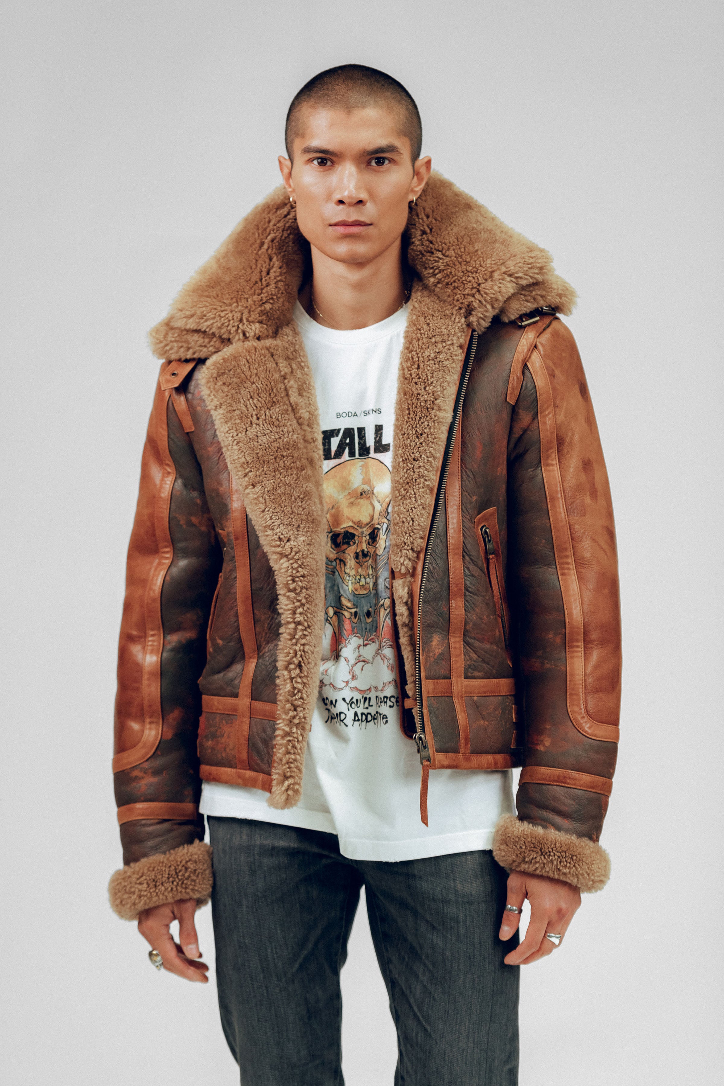 Men's Designer Shearling Jackets | BODA SKINS