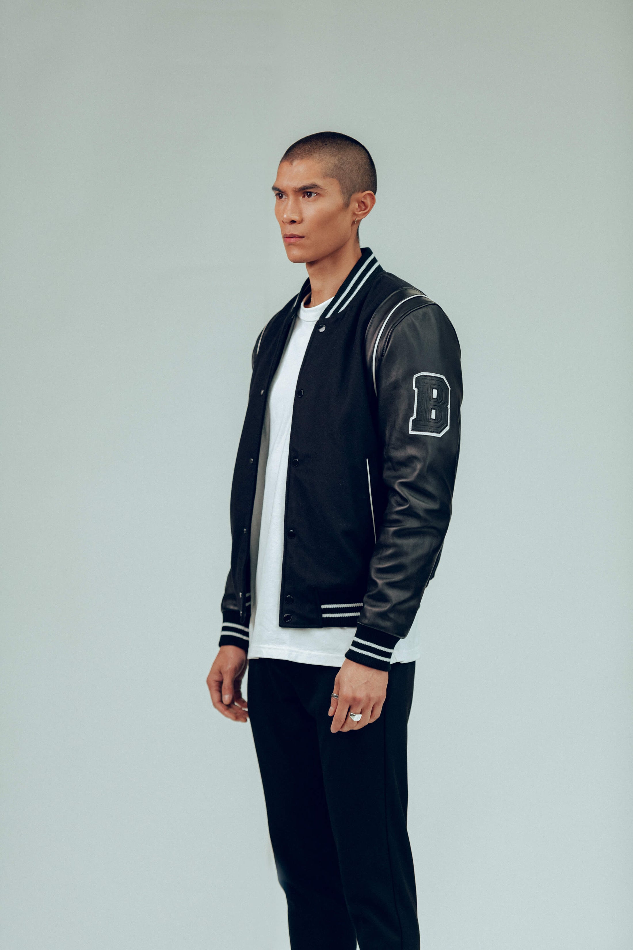 Men's Leather Varsity Baseball Jacket | BODA SKINS