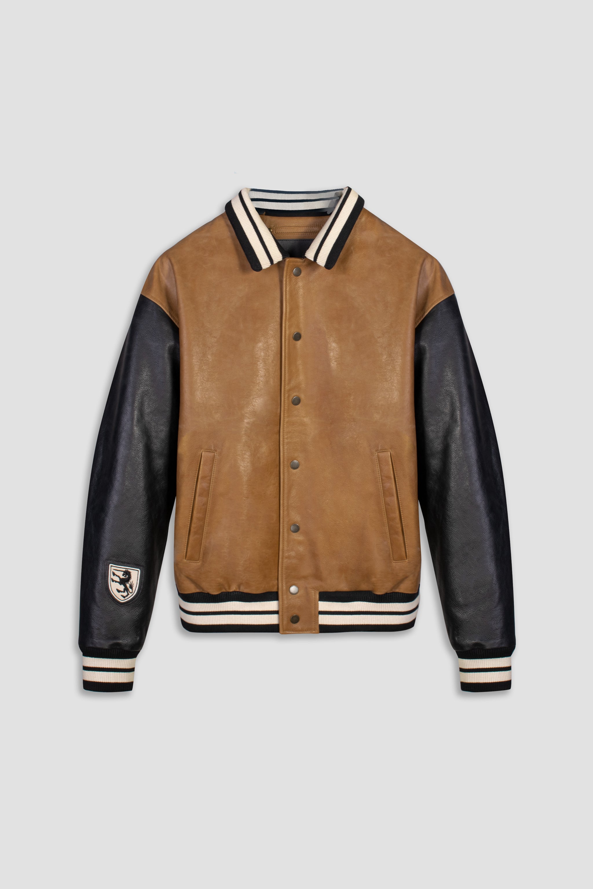 VARSITY LEATHER JACKET NOMAD – BODA SKINS